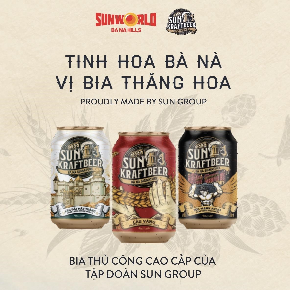 Ra mắt Sun KraftBeer - Bia thủ công cao cấp của Sun Group